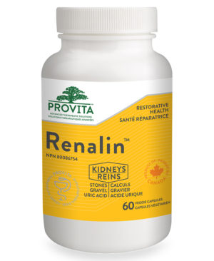 RENALIN for Kidney Stones - 785mg/60caps - Naturaheal.ca