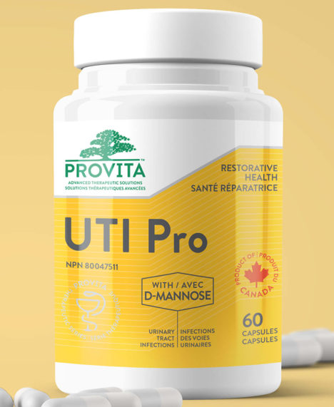 UTI PRO with D-mannose - 60 caps - Naturaheal.ca